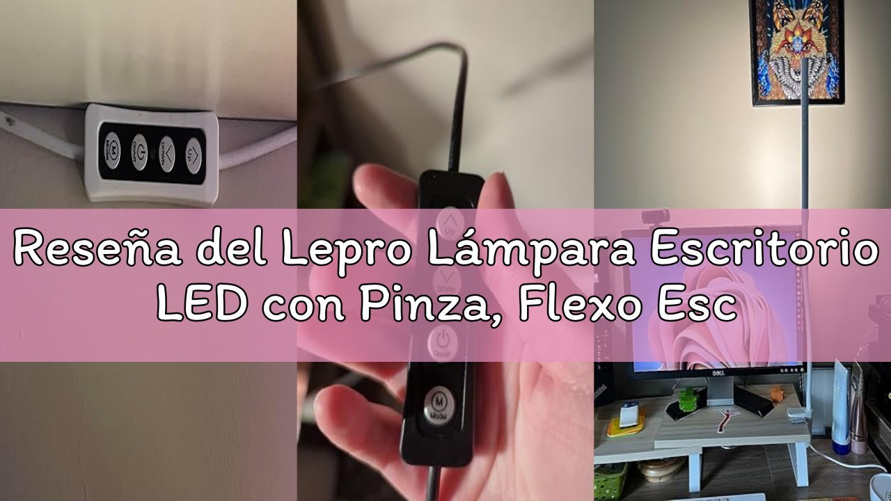 Reseña del Lepro Lámpara Escritorio LED con Pinza, Flexo Escritorio Flexible 360°, Luz Lectura USB 5