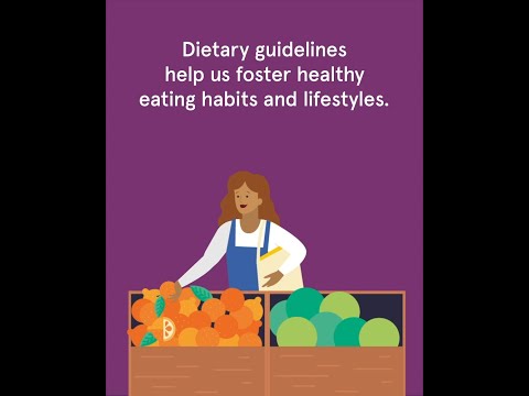 What are food-based dietary guidelines?