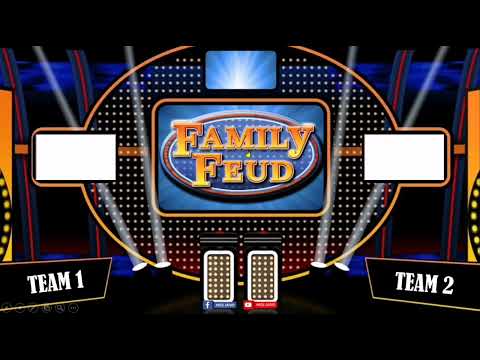 FAMILY FEUD Game in PowerPoint | Editable Template