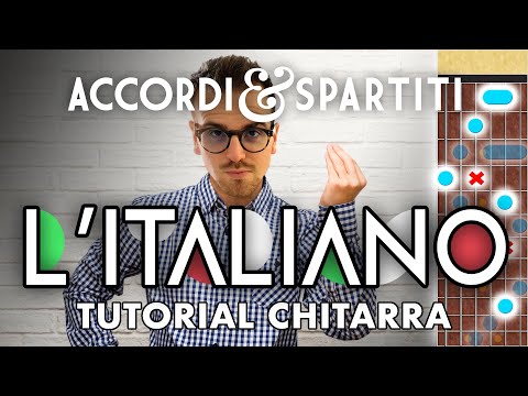 L'ITALIANO Tutorial Chitarra - Toto Cotugno
