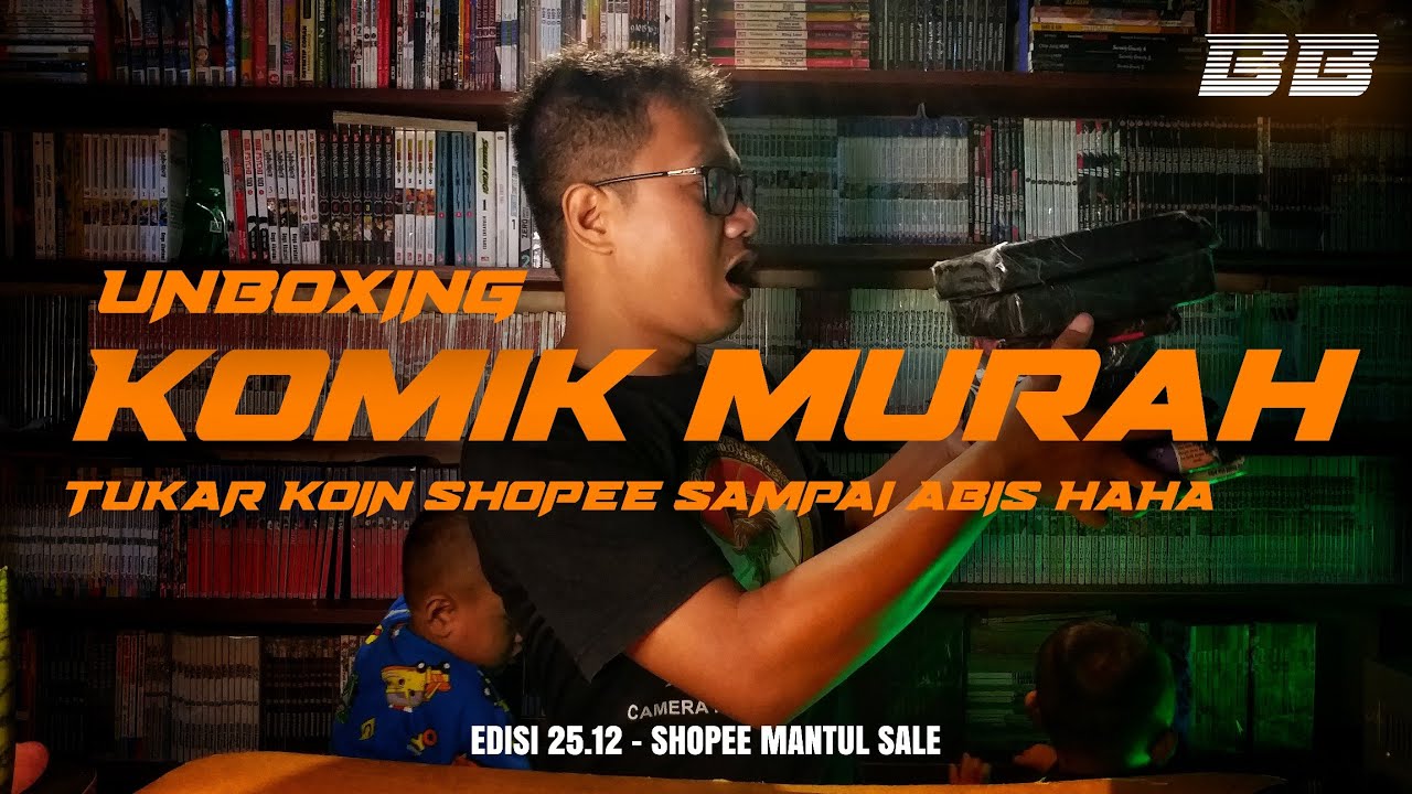 Unboxing KOMIK MURAH dari SHOPEE MANTUL SALE // Cabutan Buat Nglengkapin Koleksi