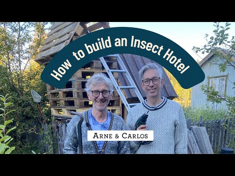 How to Make an Insect Hotel out of Euro pallets - by ARNE & CARLOS