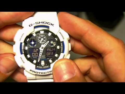 Reloj Casio G-Shock Blanco GA-100B-7AER — Joyeriacanovas