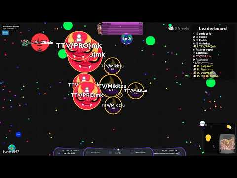 MK Agario Highlights Greedy enemy punished