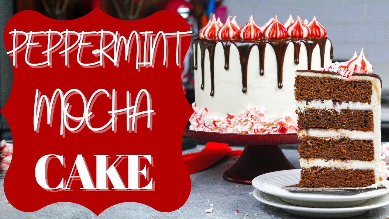 Peppermint Mocha Cake | CHELSWEETS