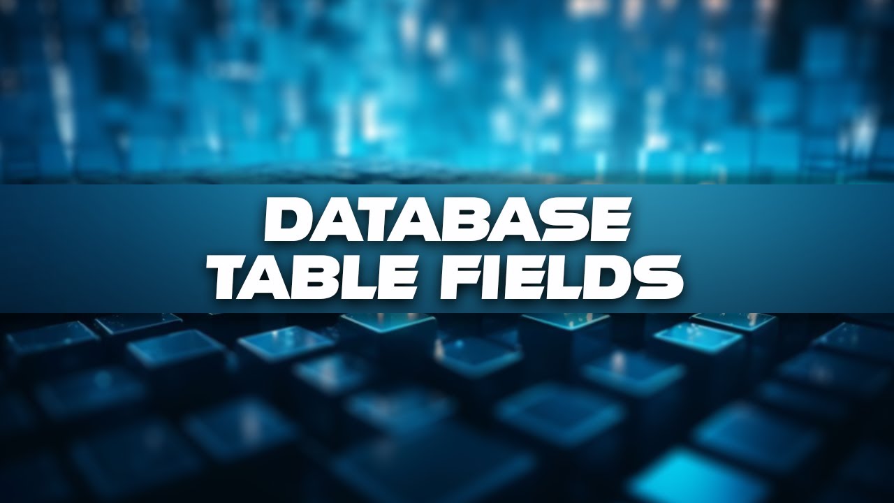 Database table fields | IGCSE Computer Science Past Paper Solution