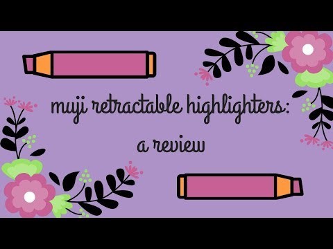 muji highlighter review || helena carolyn