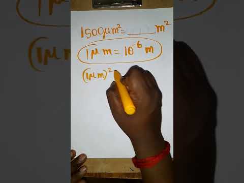 micrometer 2 to meter 2