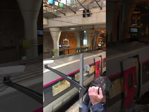 TGV InOui at the Station w/ my cousin Everett