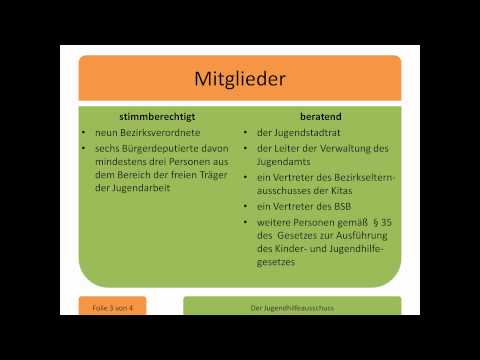 Der Jugendhilfeausschuss
