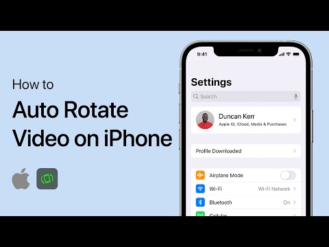 How To Auto Rotate Video on iPhone