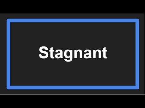 Meaning of Stagnant
