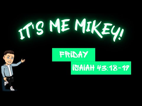 Devo 044 - Isaiah 43:18-19 Kids #Bible #Jesus