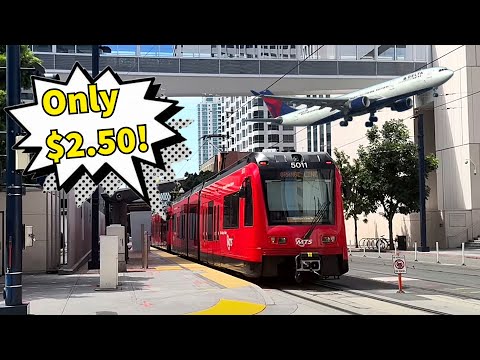 How to Get to San Diego Airport from Downtown: Only $2.50!