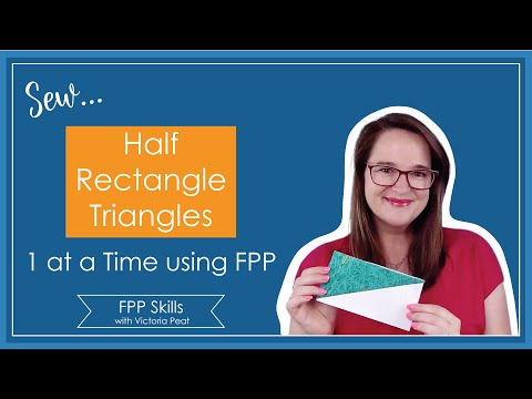 MAKE FPP Half Rectangle Triangle HRT Quilt Blocks