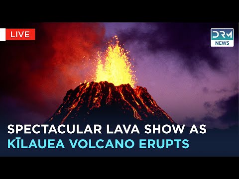 Volcano LIVE: Kīlauea Volcano Erupts Spectacularly in Hawaii | USGS Footage | AL1Z