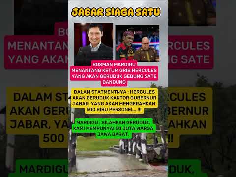 JABAR SIAGA SATU, GRIB AKAN GRUDUK GEDUNG SATE BANDUNG #kangdedymulyadi #dedimulyadi