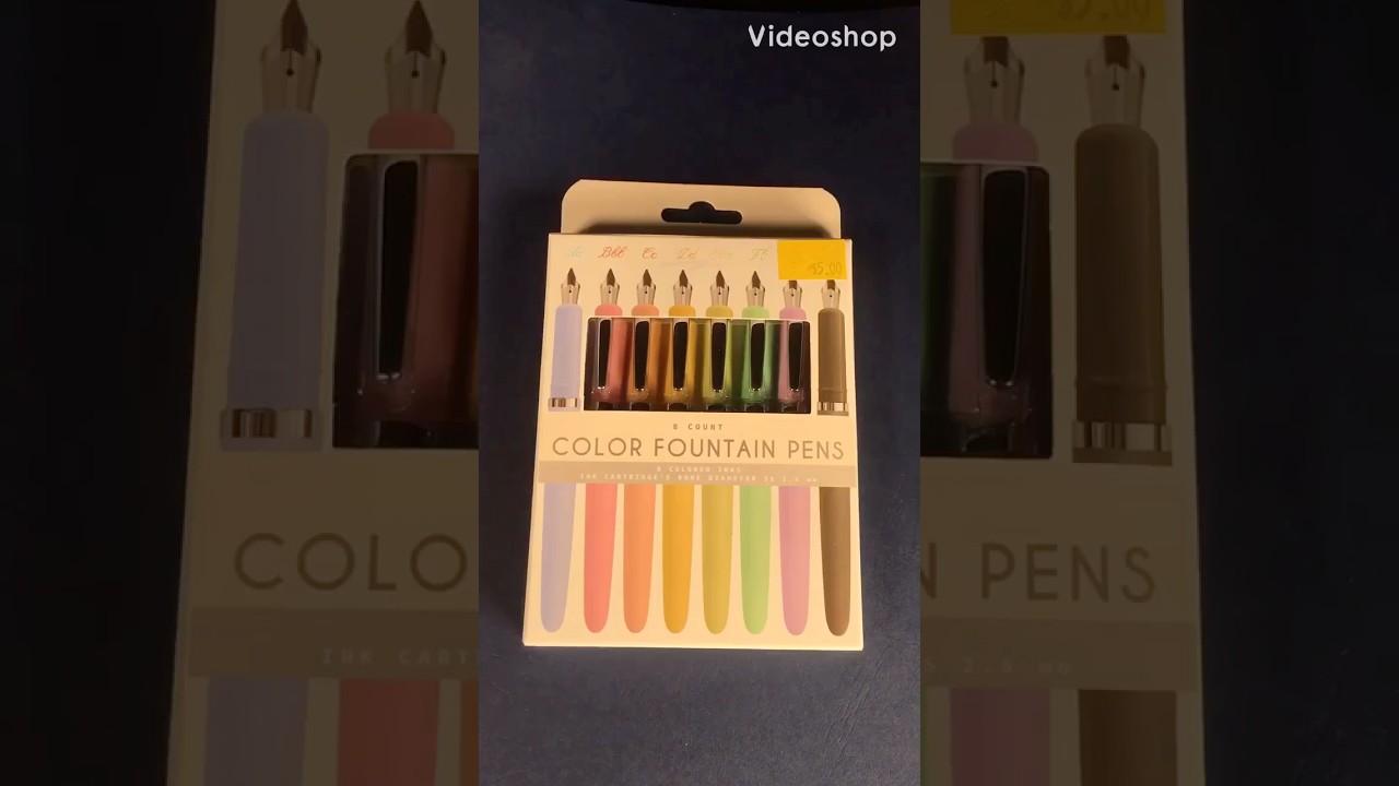 Art Reviews nobody asked for: Color Fountain Pens ✒️ #shorts #art