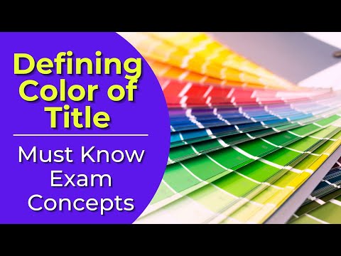 Color of Title: What is it? Real estate license exam questions.