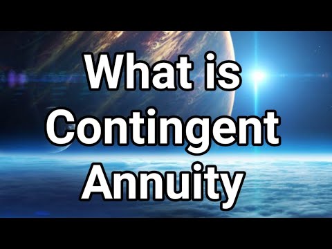 What is Contingent Annuity. Urdu/ English
