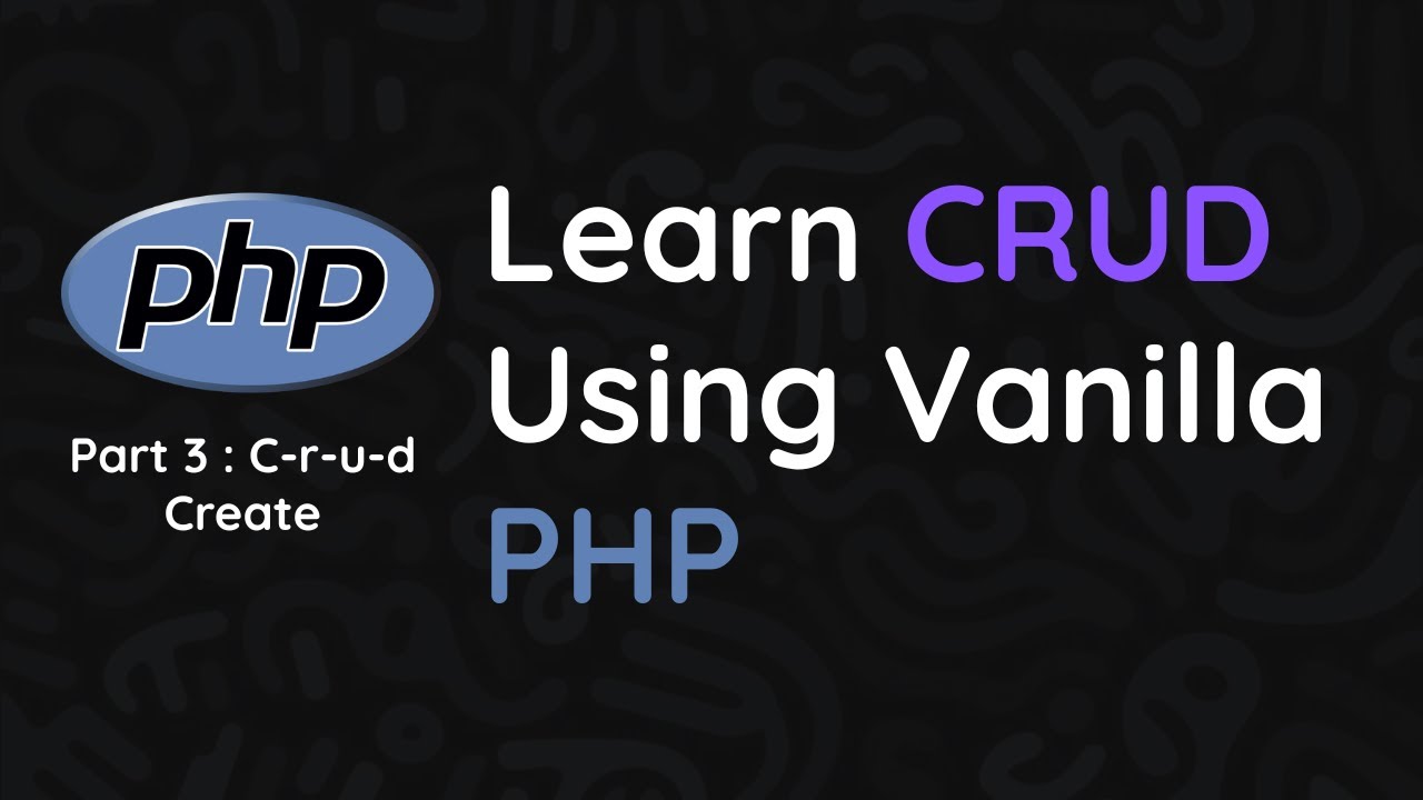 PHP CRUD Tutorial Part 3 – Create Data with PHP & MySQL