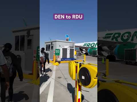 Denver to RDU flight || September 2024 || travel diary