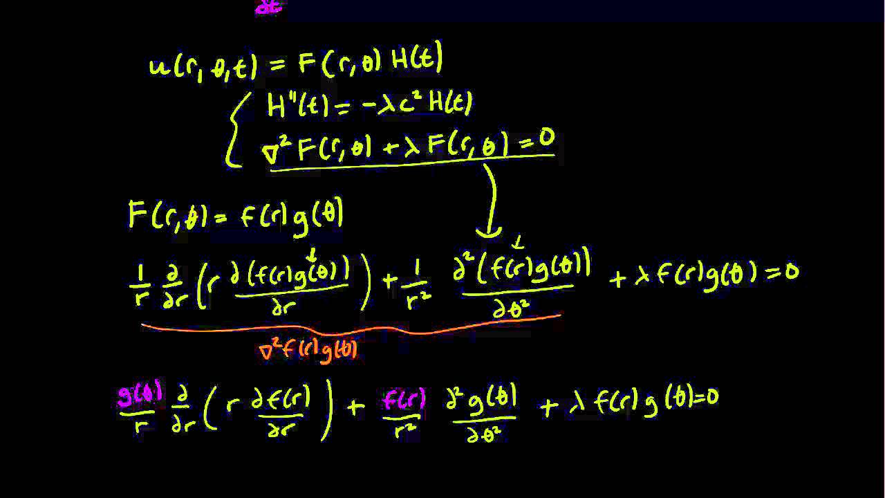 7.7 Introduction to the Vibrating Circular Membrane Problem
