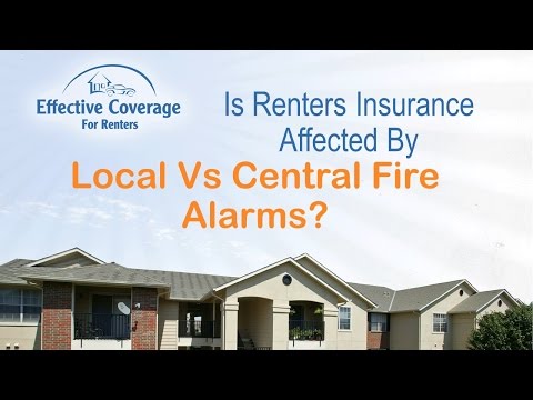 What Is The Difference Between Local And Central Fire Alarms For Renters Insurance?