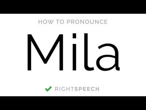 🔴 Mila - How to pronounce Mila - American Girl Name