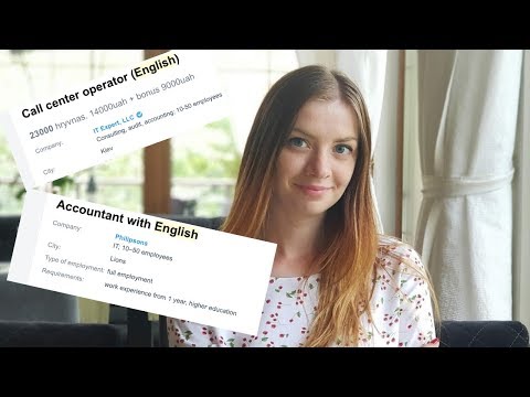 Job Offers for English speakers in Ukraine
