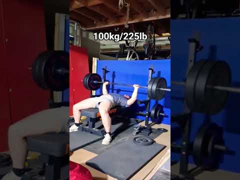 Paused Bench Pr 100kg/225lb x3