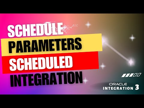How to Create or configure Parameters in Scheduled Integrations in ...