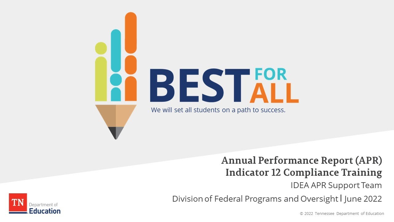 Indicator 12 Compliance Training Webinar