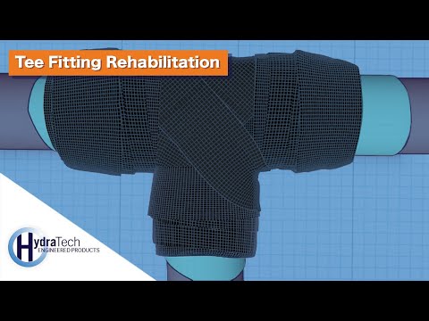 Tee Fitting Repair, HydraWrap Clip