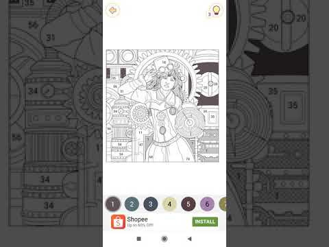Gameplay | Playing Free Happy Color Game App