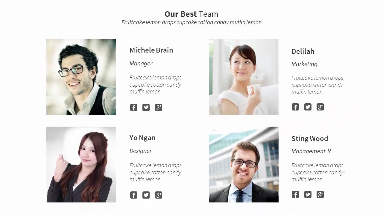 Our Best Team - Powerpoint Templates