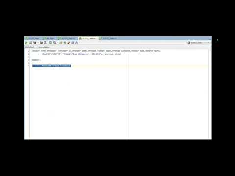 MERGE in Oracle with example | Merge statement in Oracle SQL with live demo