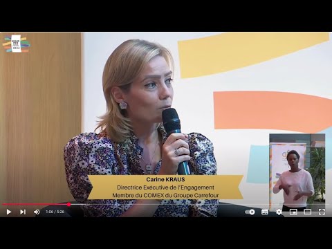 Extrait Table Ronde 2024 : Carine Kraus, Directrice Exécutive de l'Engagement du Groupe Carrefour.