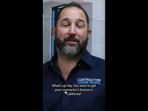 How to Get Your Contractors License in California