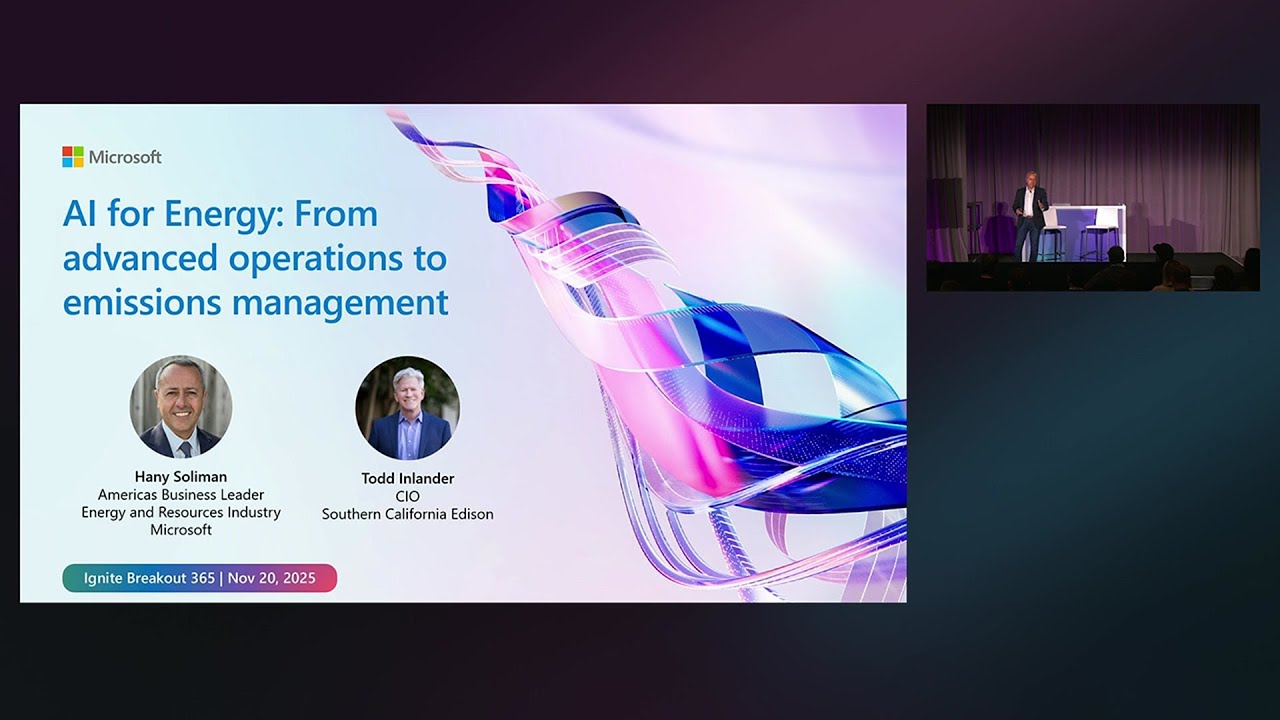 AI for Energy: From advanced operations to emissions management | BRK365