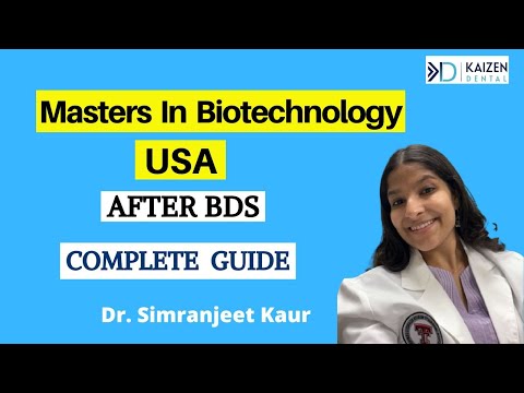DON'T DO Masters in Biotechnology After BDS in USA without watching this!!
