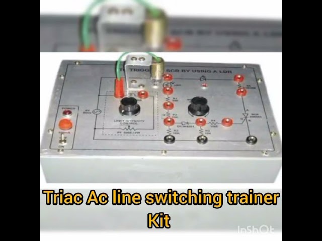 Power Electronics Lab Trainers - DV-DT Limitation of SCR Trainer Kit ...