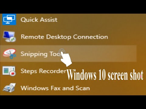 How to use Snipping Tool in Window 10 for Beginners in Urdu Hindi Window Screenshot