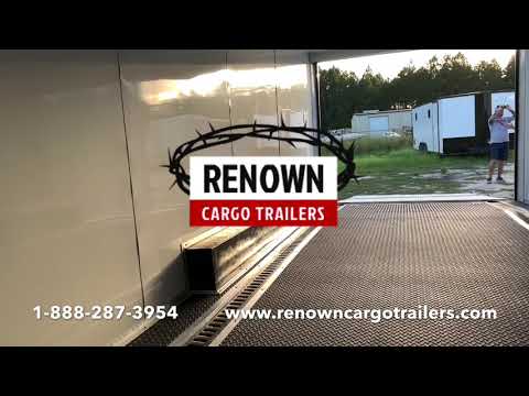 😎 8.5 X 24 TA Race Car Trailer | Rock Solid Cargo | RENOWN CARGO TRAILERS