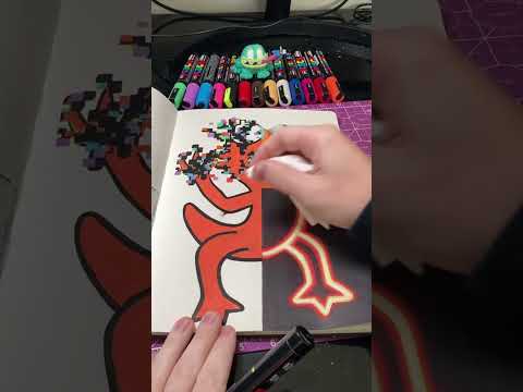 Artist fails π³ When a Posca Marker Gets too Juicy π§ #art #shorts #artist #posca