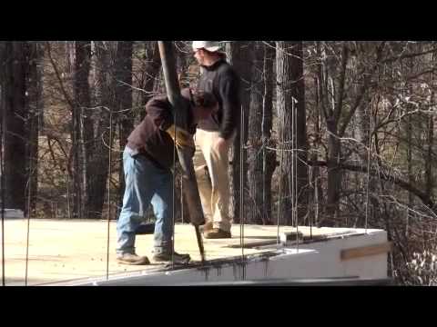 Pumping Fly-ash Concrete into Basement ICF Walls | Geopolymer House Blog