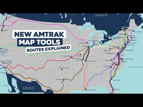 Amtrak Map Explained! Understanding Amtrak Routes & Travel Planning