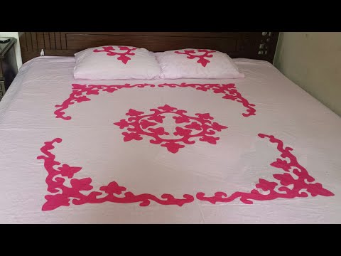 Handmade Bed Sheet - Handicraft Bed Sheet Latest Price, Manufacturers ...