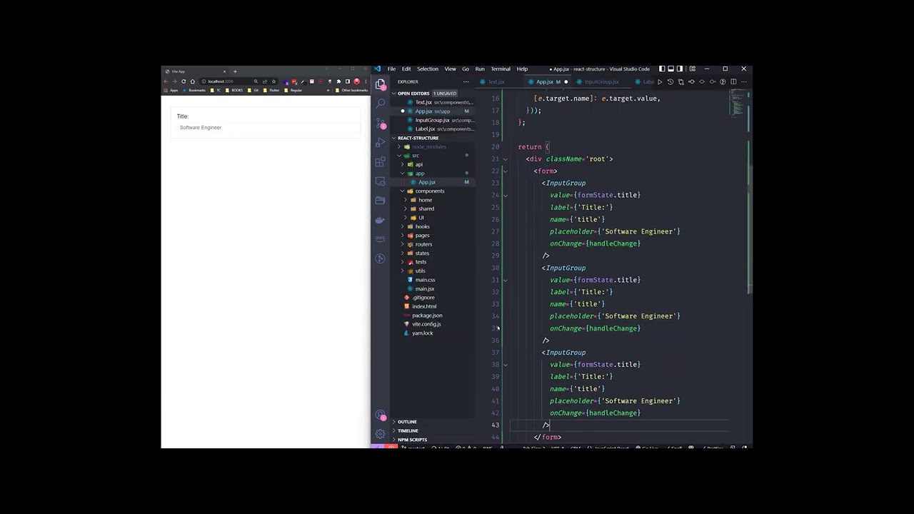 Lecture 44: Building a Custom Form in React (Part 1) | Full-Stack Army | Stack Learner