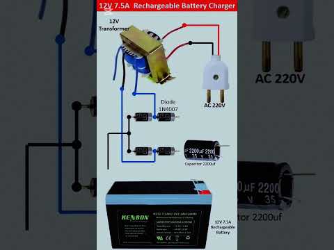 How To Make 12 Volt Battery Charger